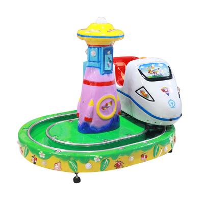 Chine Tour sur le rail de vitesse d'Arcade Coin Machine With High de ville de train pour des enfants en bas âge à vendre