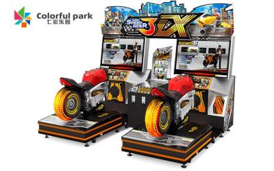 China simulador de fichas de la motocicleta del GP de 180w Arcade Machines Crazy Speed que compite con el juego en venta