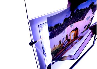 Cina Ultravioletto principale all'aperto di cristallo della scatola leggera di dimensione A4 anti in vendita