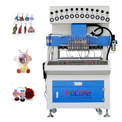 Cina Fulund 3D pvc label making machine silicone drip mold machine fully auto Rubber Patch Dispensing Machinery in vendita
