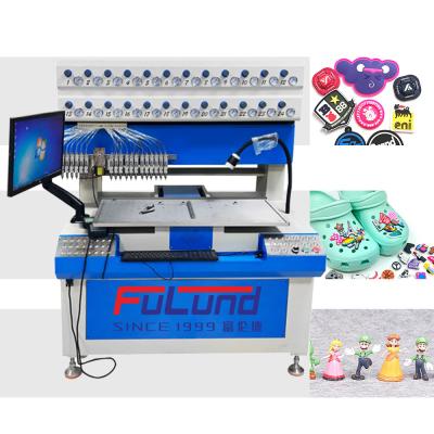 Cina Factory Automatic Plastic Slippers Dripping Perfusing Horizontal Rubber Injection Moulding Machine For pvc Silicone in vendita
