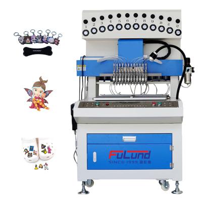 Cina Fulund factory sell 12 Color Liquid PVC Automatic Dripping silicone rubber patch machine in vendita