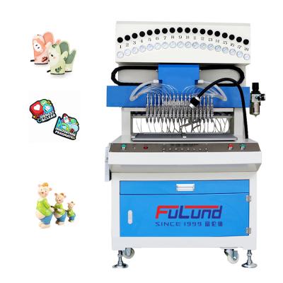 Cina BEST SALE CE Trade Assurance Pvc Machinery Rubber Badge Silicone Patch Machine in vendita
