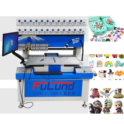 Cina Pvc Making Shoe Label Make Drip Mold Automatic Phone Case Keychain Maker Machine For Sell in vendita
