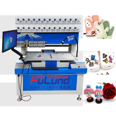 Cina Patch Polyurethane Dispensing Pvc Plastic Slippers Making Machine With Good Service in vendita