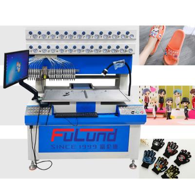 Cina Silicon Keychain Soft Pvc Labels Making Automatic Silicone Dispensing Machine With Fair Price in vendita