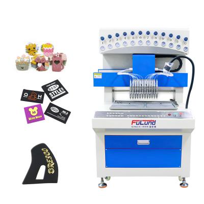 Cina Plastic keychain key tag labels name cards luggage label making machine Epoxy dispensing machine with 3D axis in vendita