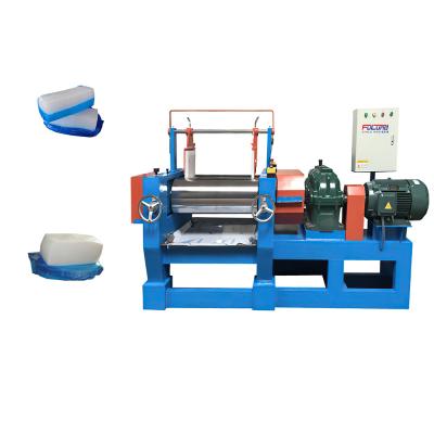 Cina Fulund solid silicone equipment rubber Plate vulcanizer Hydraulic Silica Gel Silicone mixing machine in vendita