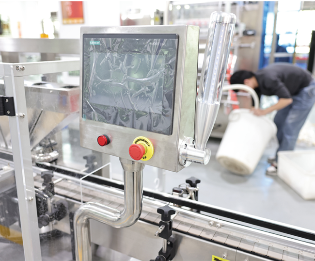 Automatic vertical packing machine feeding mechanism