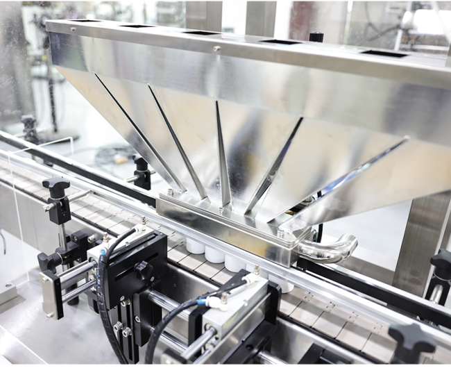 Automatic vertical packing machine sealing detail