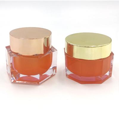 中国 Leak proof Transparent Acrylic Cosmetic Jar Diamond Jar for Skin Care Cream - 50g 販売のため