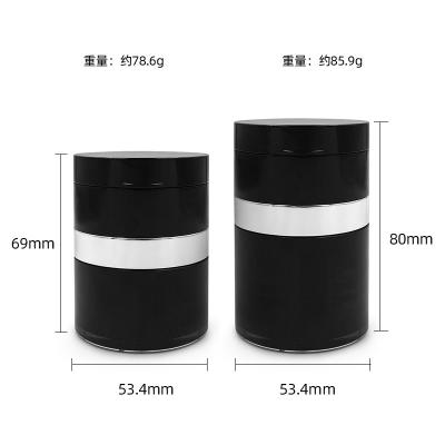 中国 Transparent Cosmetic Jars 5g/10g Skin Care Cream Samples Simple Design for Cosmetics 販売のため