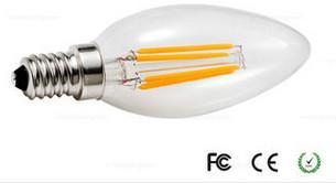 Cina Lampadina della candela del filamento del risparmio energetico PFC 0,85 E14 4W LED per i saloni in vendita