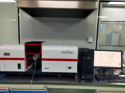 Cina Mcaylab 3 lampade fiammeggia l'iso atomico Rohs del Ce dell'attrezzatura di laboratorio dello spettrofotometro in vendita