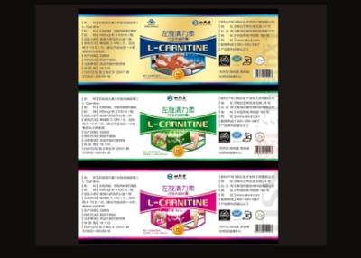 China Papel cristal blanco de las etiquetas imprimibles autas-adhesivo estáticas de la prueba para la botella de la medicina en venta
