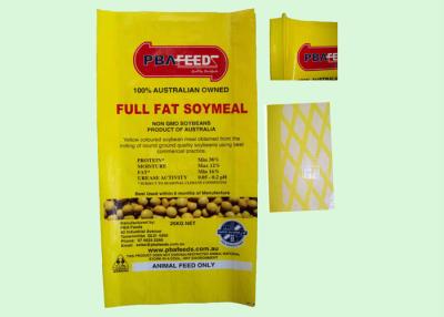 Cina Sacchetto di plastica del rinforzo del lato della chiusura lampo per Soymeal con grassi naturali con la tacca dello strappo in vendita