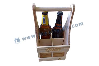 China Engrave Nature Wooden Wine Gift Boxes Recycled With Customized Design / Logo for sale