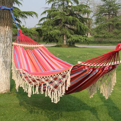 Cina campeggio leggero di campeggio all'aperto dell'amaca delle nappe tessute a mano 1.5kg in vendita