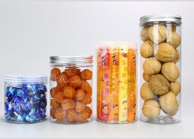 Cina 500ml barattoli di plastica con tappo a vite, barattolo di plastica di Candy con il coperchio di alluminio in vendita