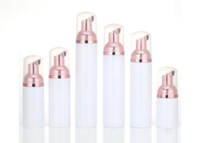 Cina Calibro Lash Shampoo Packaging del corpo 100ml dello SGS grande della schiuma della bottiglia bianca della pompa in vendita