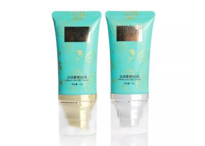 Cina metropolitana di pompa senz'aria della protezione solare 1.7oz, metropolitana cosmetica riutilizzabile piana 50ml in vendita