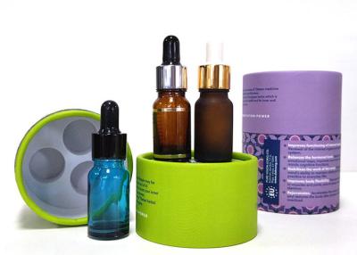 Cina Ha glassato l'olio Amber Cosmetics Cream Glass Bottles del siero e stona mini 10 ml in vendita