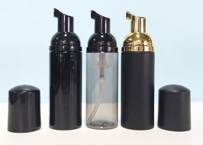 Cina perdita della bottiglia della pompa della schiuma di 50ml 60ml Lash Cleanser Black Travel Size anti in vendita