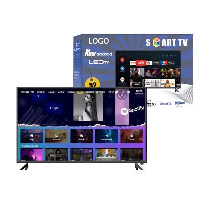 중국 와이파이 안드로이드 11.0 평면 화면 텔레비전 OEM 32 40 43 50 55 65 75 인치 판매용