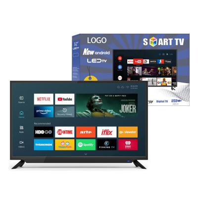 중국 OEM 안드로이드 스마트 TV 텔레비전 55인치 ~ 100인치 UHD 눈 보호 판매용