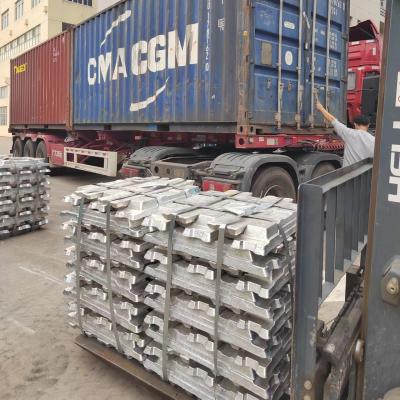 中国 Aluminum ingot a7 pure aluminum ingot 99.7 aluminum alloy ingots 販売のため
