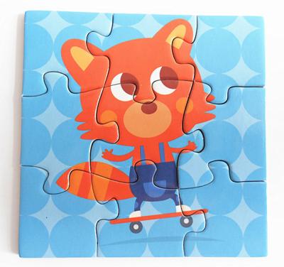 China Op maat gemaakte magnetische activiteit voor kinderen koelkast Magnet papier puzzel educatieve puzzel Te koop