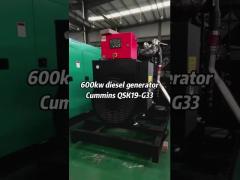 364 kW à 655 kW basse fréquence de bruit Cummins Dg Set 1179A Générateur diesel super silencieux économe en carburant
