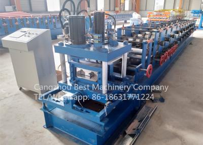 China 80 - 300 Mm C Purlin Roll Forming Machine Manual Change Size Energy Efficiency for sale