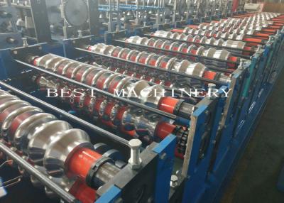 Chine Petit pain de toit de profil de plate-forme de la double couche YX-686 762 formant la vitesse de la machine 8-12m/Min à vendre