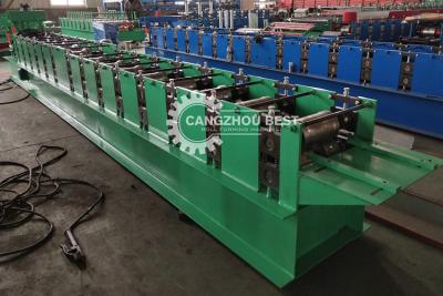 Chine Metal le petit pain en acier galvanisé de chapeau de Ridge de profil de couleur formant la machine 380V à vendre