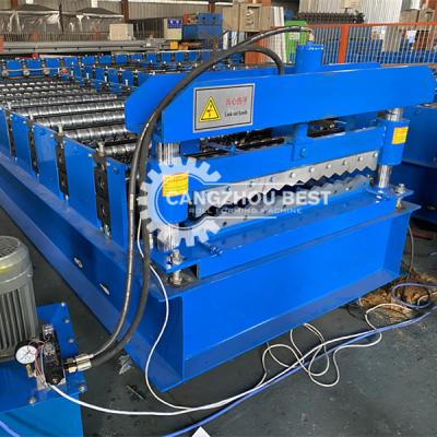 Κίνα Σταθερό φύλλο στεγών 850mm ζαρωμένο 3kw που κατασκευάζει τη μηχανή προς πώληση