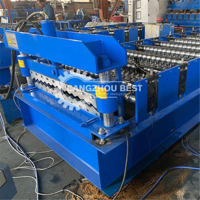 Κίνα Σταθερό φύλλο στεγών 850mm ζαρωμένο 3kw που κατασκευάζει τη μηχανή προς πώληση