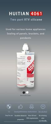 Cina 4061 DealAlcooled Two-Component RTV Silicone Rubber 1:1 Pasta nera/bianca in vendita