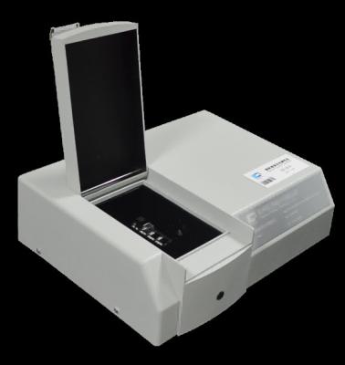 China Espectrofotómetro óptico dual de la transmitencia del benchtop del arsenal 400-700nm del sensor en venta