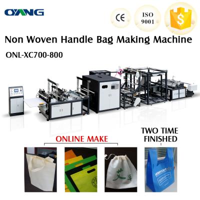China Automatische Niet-geweven Vlakke de T-shirtzak die van Zak/Nonwoven Machine met Handvat maken Te koop