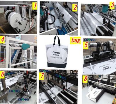 Cina Macchina non tessuta ultrasonica LCD di fabbricazione della borsa della maniglia/trasportatore/chiusura lampo del panno dei pp in vendita