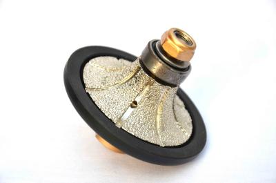 Cina Il diamante di pietra di brasatura di vuoto foggia la ruota di profilo per uso tenuto in mano in vendita