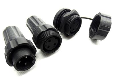 China Empalmes eléctricos impermeables negros IP68 hermético, derecho formados en venta