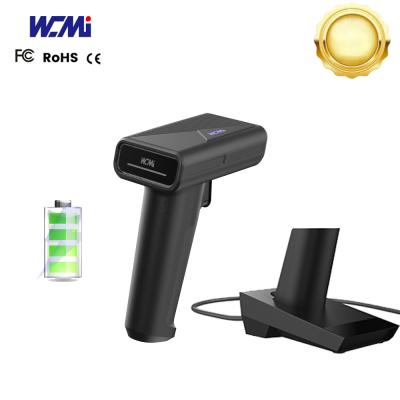 China 2.4G Wireless Usb Handheld Laser Barcode Label Scanner Reader With Cradle for Sale in Supermarket Payment for sale