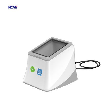 China A WCMI Alipay Negative Scanner 2d Wireless bar Code Reader Desktop Barcode Scanner Platform for sale