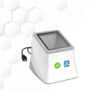 China F Desktop 1D 2D Barcode Scanner and RFID NFC Box Waterproof 2D Scanning Self-service Code Reader Machine Koisk for sale