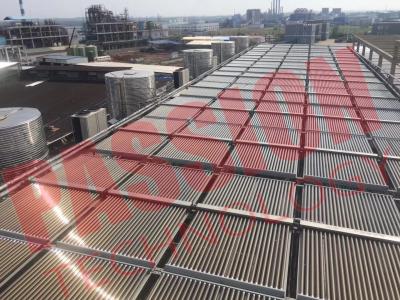Κίνα 100 εκκενωθείς σωλήνες συλλέκτης σωλήνων, συλλέκτης ηλιακής θερμότητας για το μεγάλο πρόγραμμα θέρμανσης προς πώληση