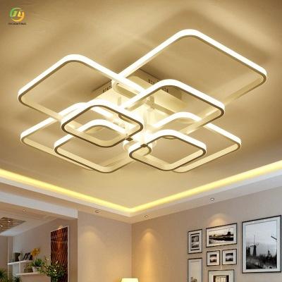 China JYLIGHTING Simple and Stylish Atmosphere Post-modern Combination Study Bedroom Living Room Creative square LED Ceiling Light for sale