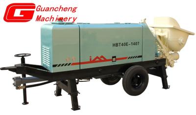 Cina Pompa per calcestruzzo mobile di HBT40RS, altezza di riempimento diesel della pompa per calcestruzzo 1100mm in vendita