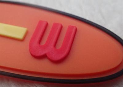 Cina Patch di PVC morbido rosso rosso per strumento di lavaggio del viso / patch di silicone morbido in vendita
